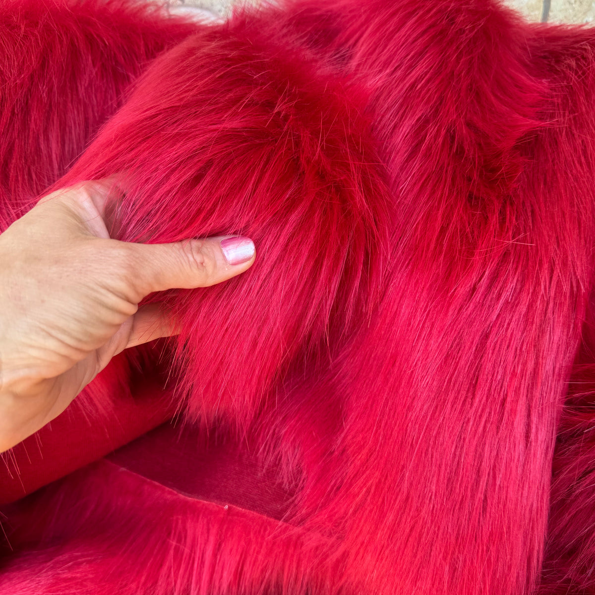 MOROCCAN RED - Luxury Faux Fur - 2025 Range – Furaddiction & Emma's Bears
