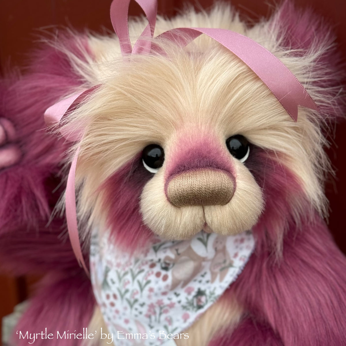 Myrtle Mirielle - 20" Faux Fur Artist Toddler Bear by Emma's Bears - O ...