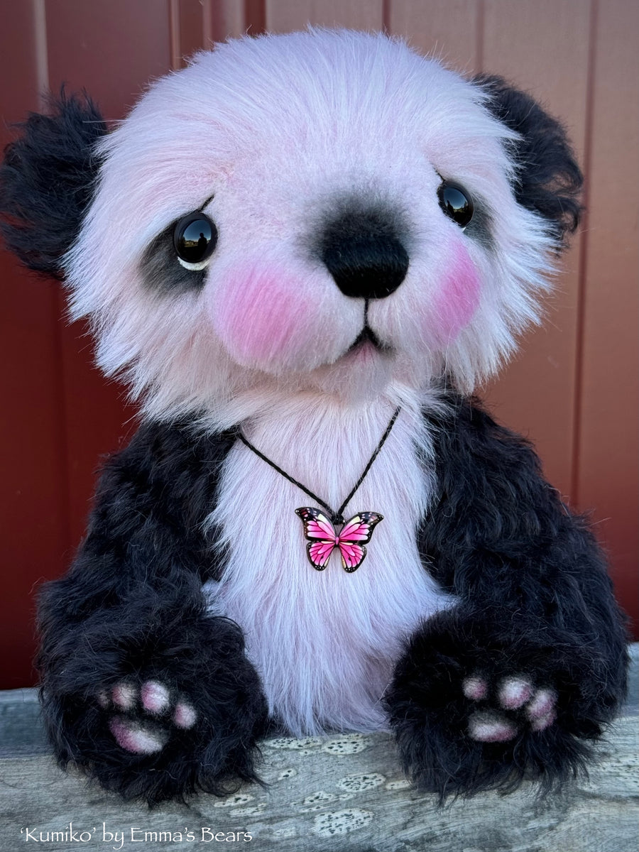 Kumiko - 7" Kid mohair and faux fur Artist Panda Bear by Emma's Bears ...
