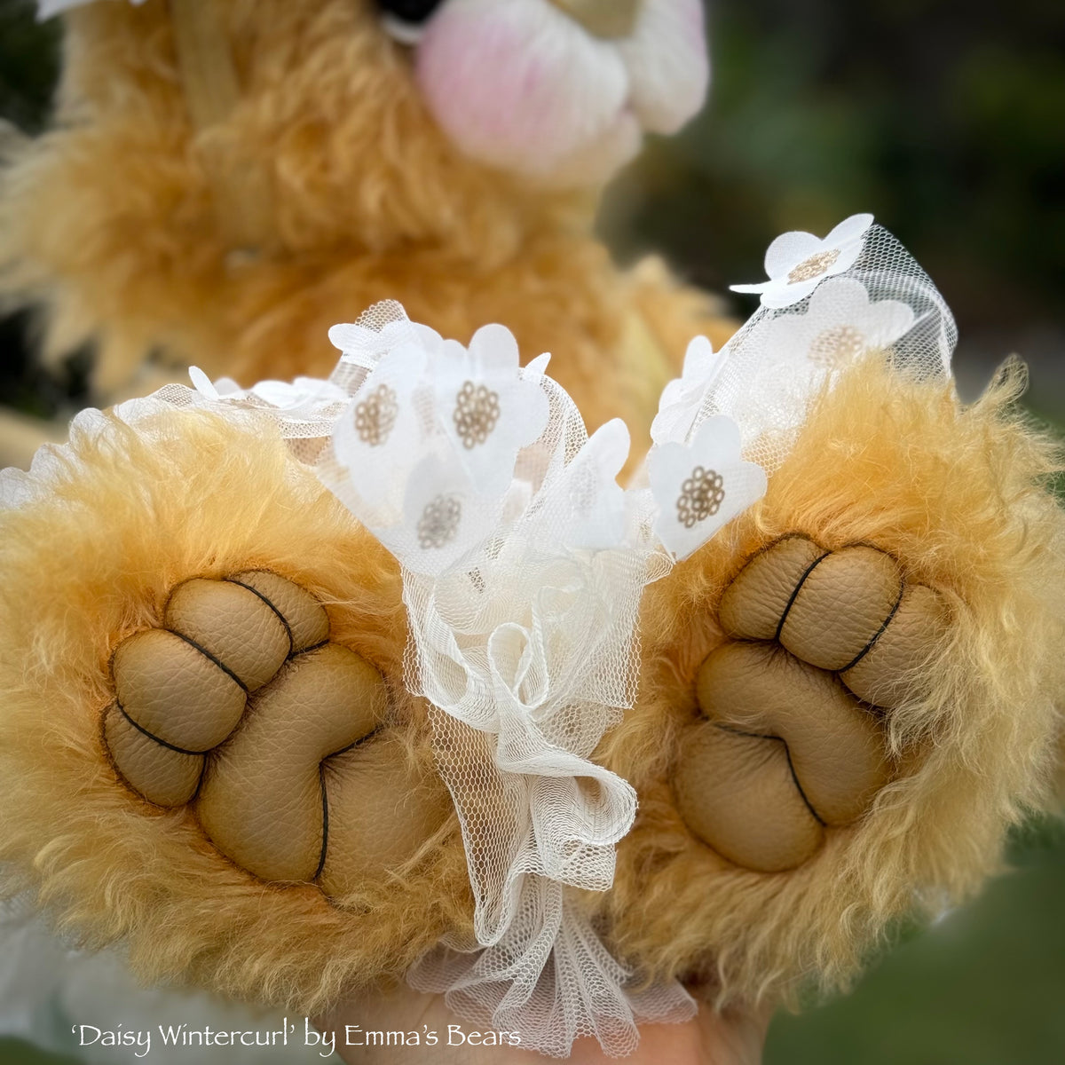 Daisy Wintercurl - 18" Curlylocks Mohair Artist Fairy Bear by Emma's B ...