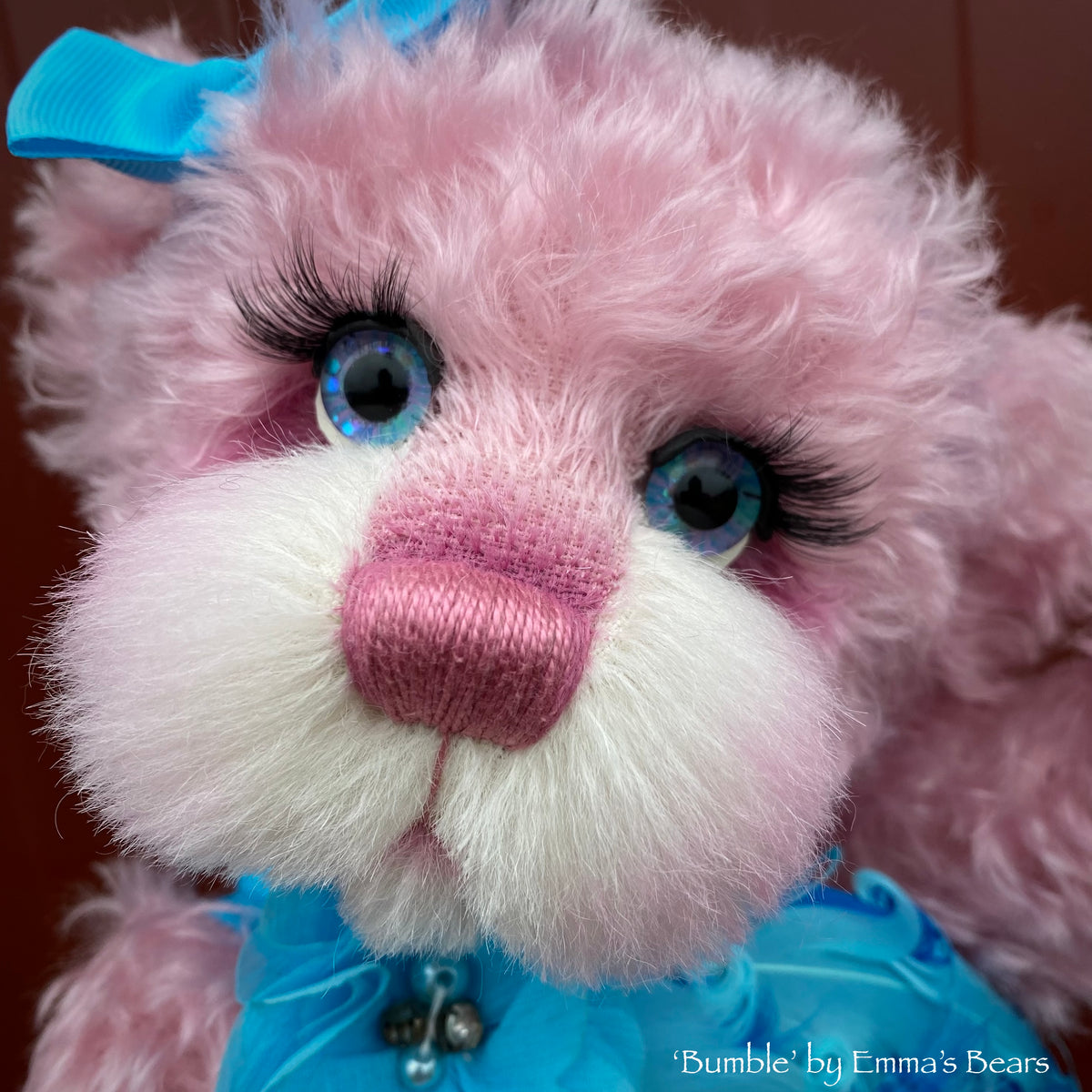Bumble - 16" Curly Kid Mohair and Alpaca artist bear by Emma's Bears ...