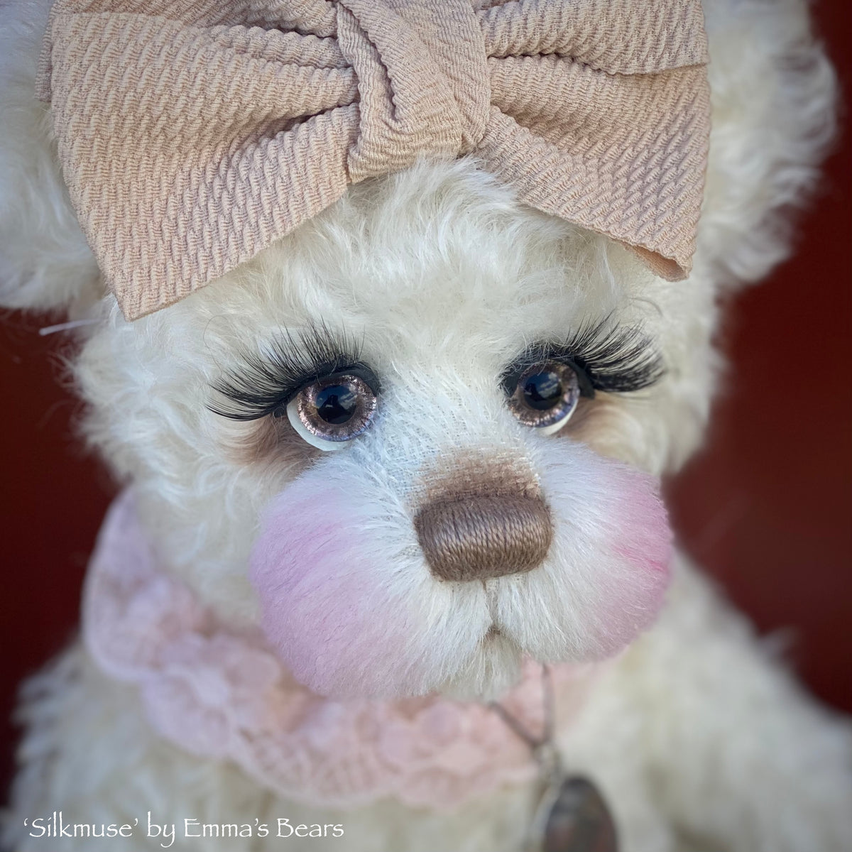 Silkmuse - 16" Curly Kid Mohair and Alpaca artist bear by Emma's Bears ...