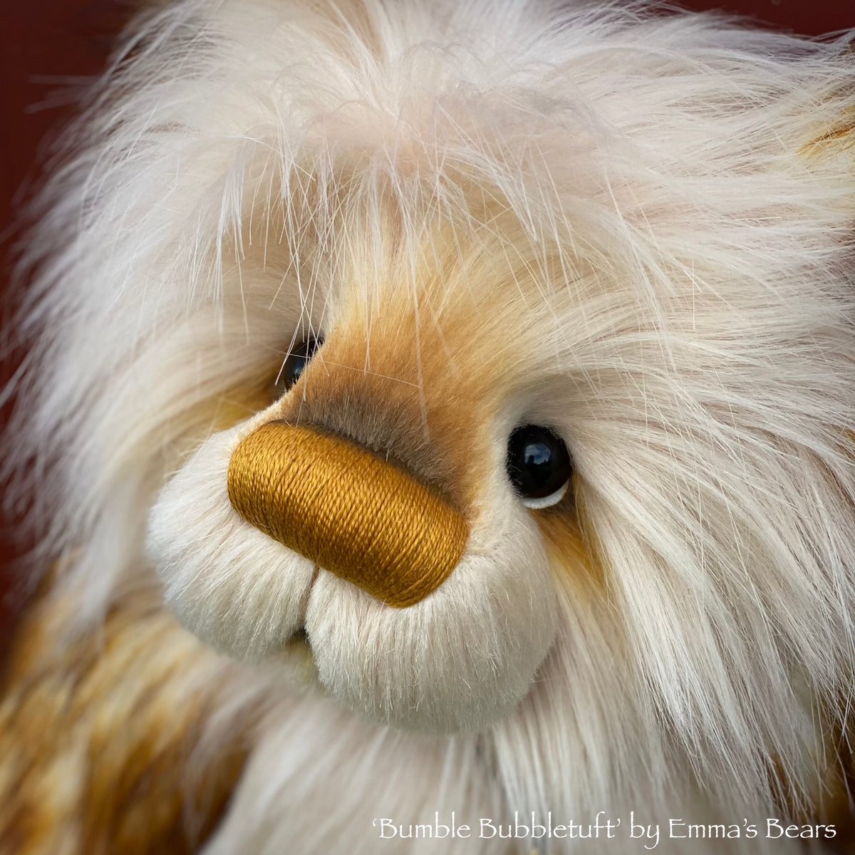 Bumble Bubbletuft - 15" faux fur bear by Emmas Bears - OOAK ...