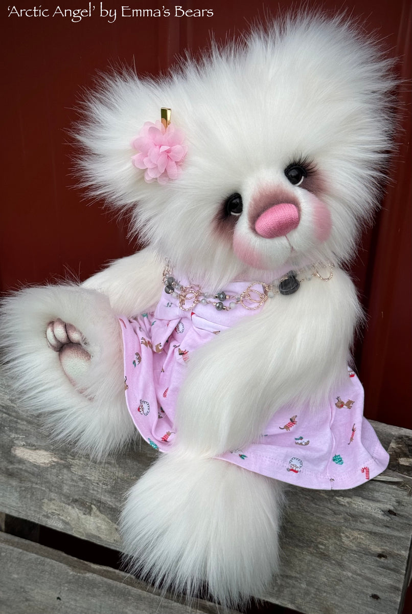 Arctic Angel - 19" Christmas 2024 Artist Bear by Emma's Bears - OOAK ...