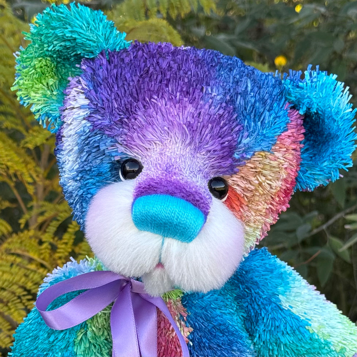 Treasure- 17" Hand-dyed unique paper fur Artist Bear by Emma's Bears ...
