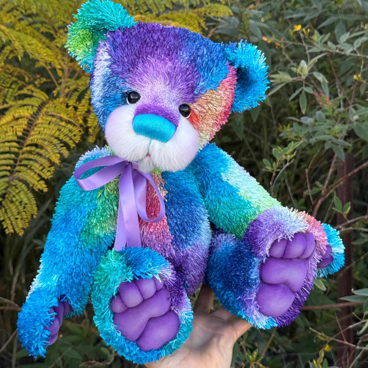 Treasure- 17" Hand-dyed unique paper fur Artist Bear by Emma's Bears ...