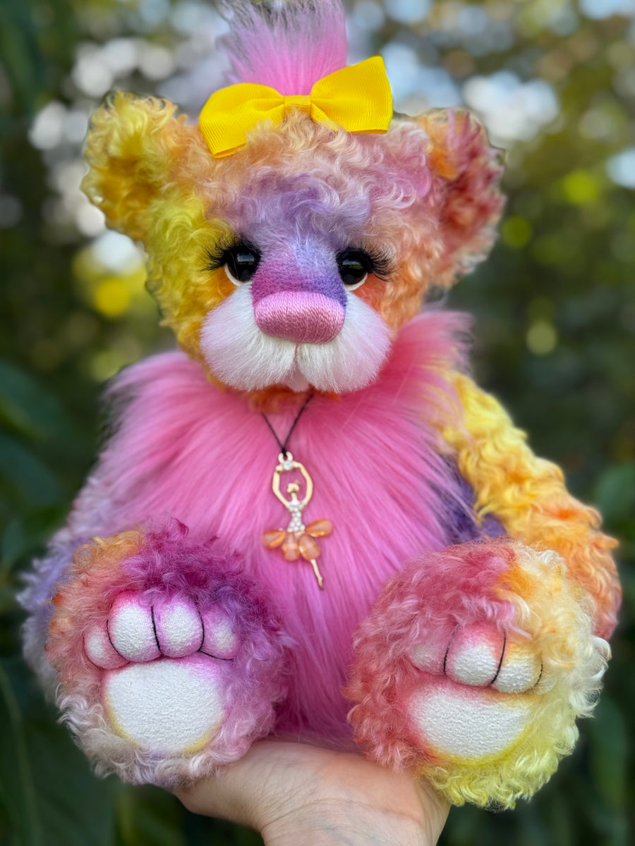Zora - 14" Mohair and Faux Fur artist bear by Emma's Bears - OOAK ...