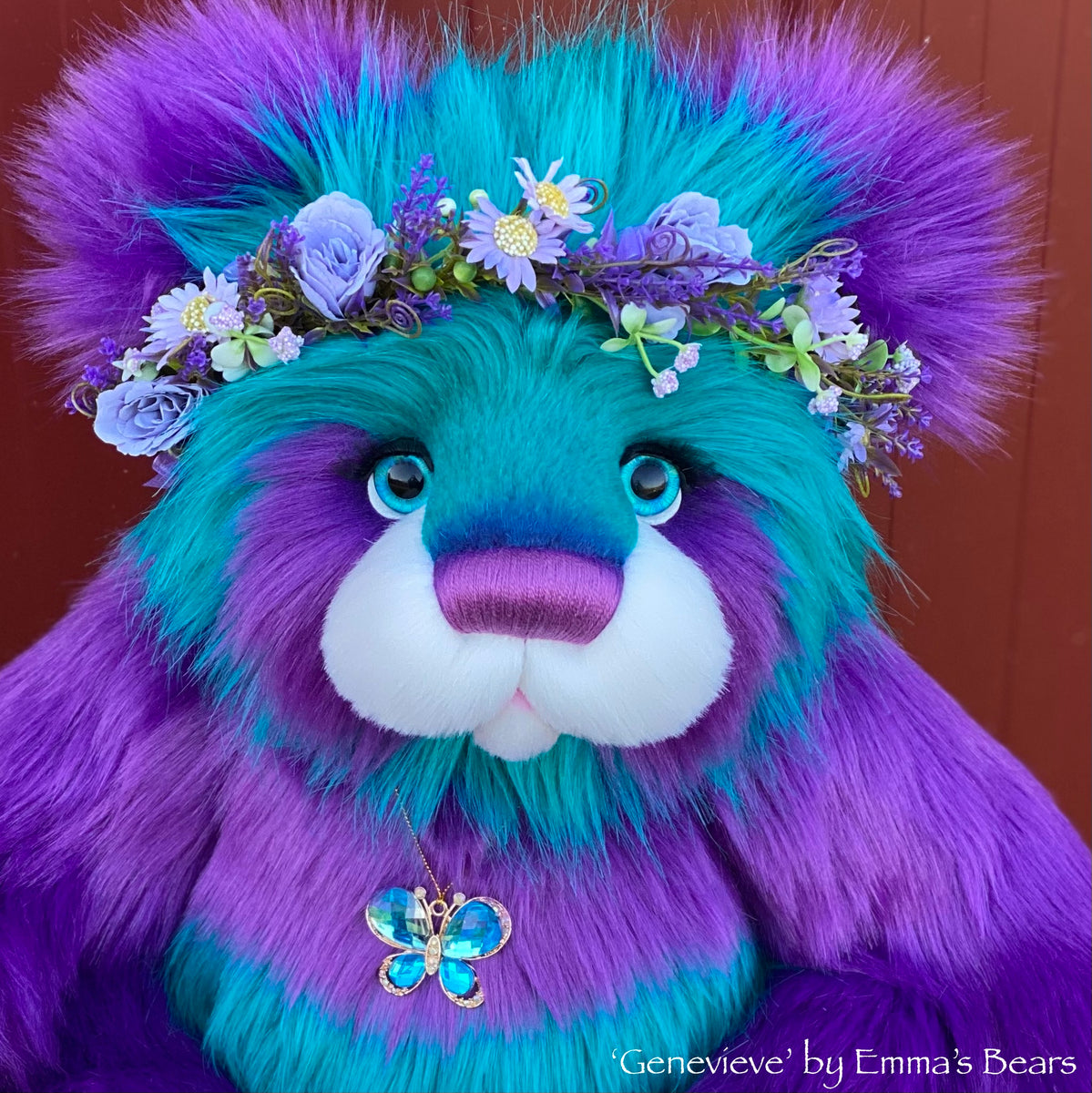 Genevieve - 26" Faux Fur Artist Bear by Emma's Bears - OOAK ...