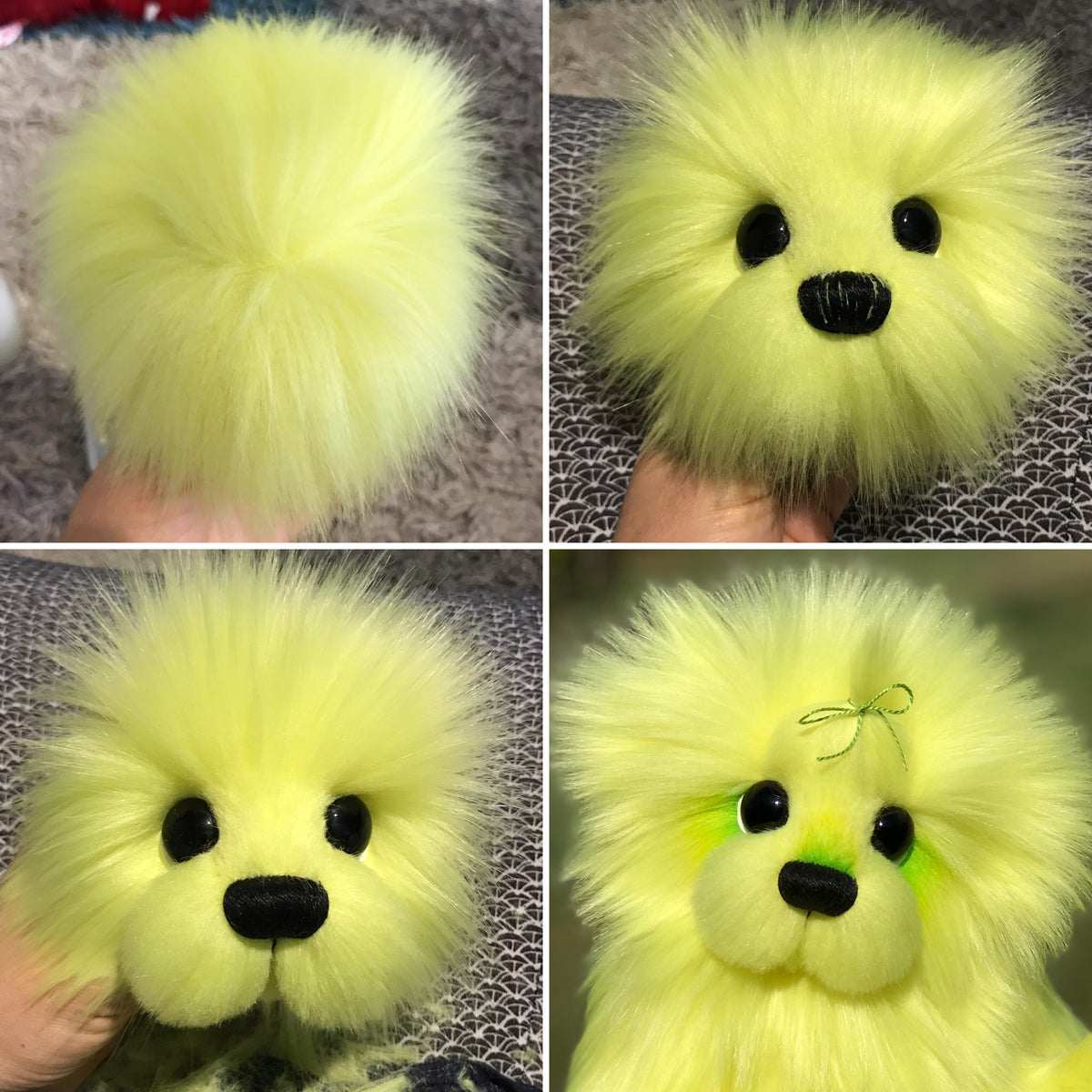 KITS - 13" jointed teddy using Emma's Bears FREE pattern - choose your ...