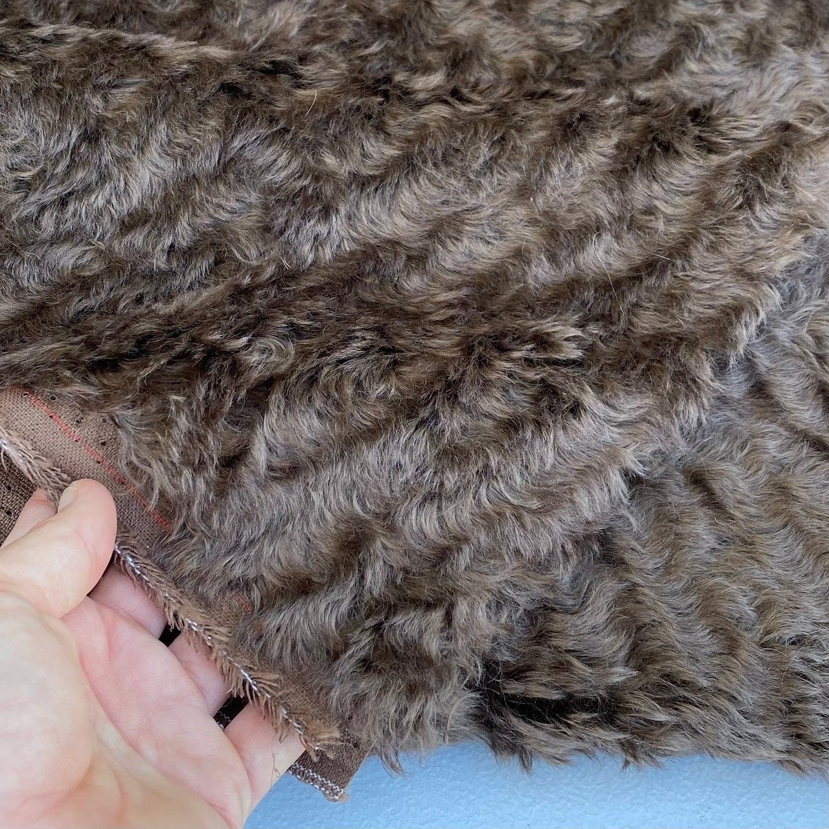 Dark Chocolate - curly mohair/viscose blend fur – Furaddiction & Emma's ...